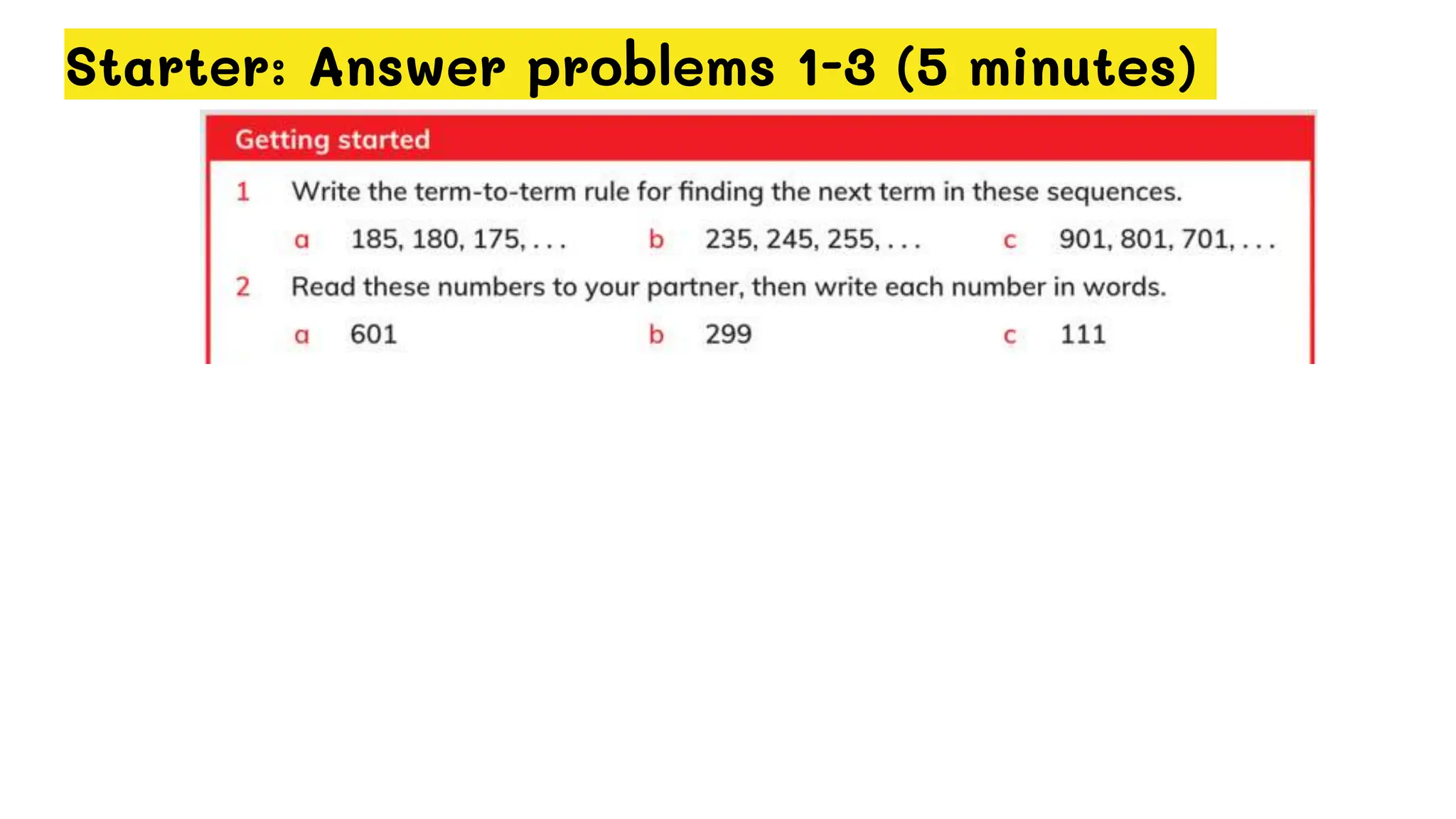Copy of Math 3.1.1 Linear and Non-Linear Sequences.pptx