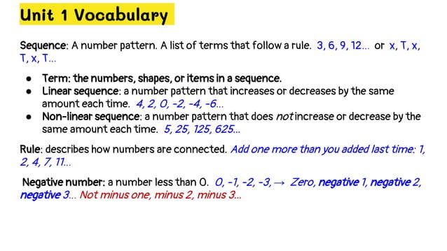 Copy of Math 3.1.1 Linear and Non-Linear Sequences.pptx
