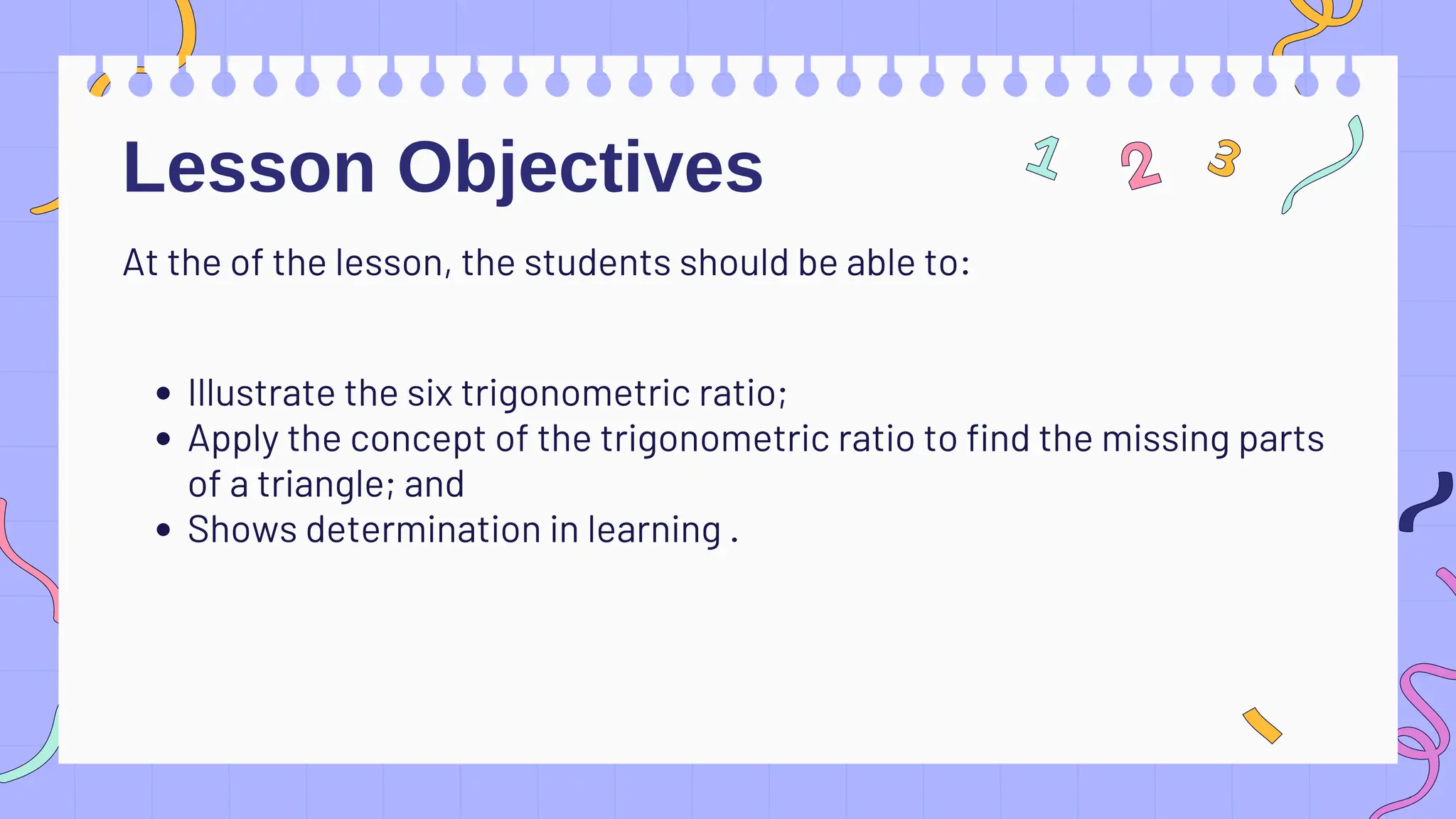 trigonometry at and its six ratios (math 9) | PDF