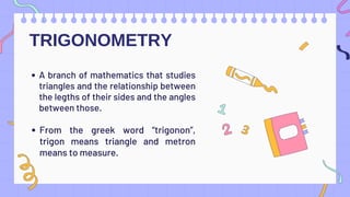 trigonometry at and its six ratios (math 9) | PDF