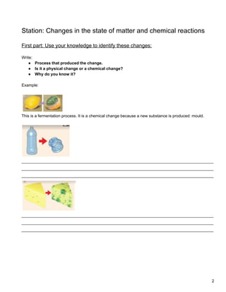 Matter experiment | PDF