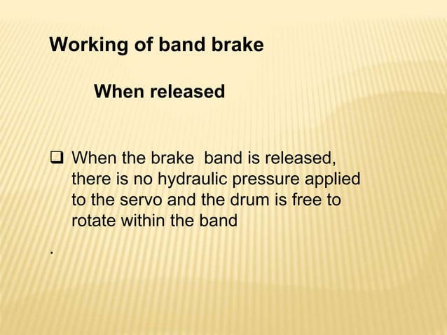 Working, Construction And Types of Band Brakes | PPTX | Musical ...
