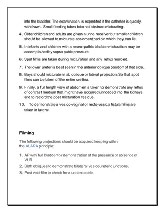 MICTURATING CYSTOURETHROGRPHY AND RETROGRATE UROGRAPHY - MCU/ RGU | DOCX