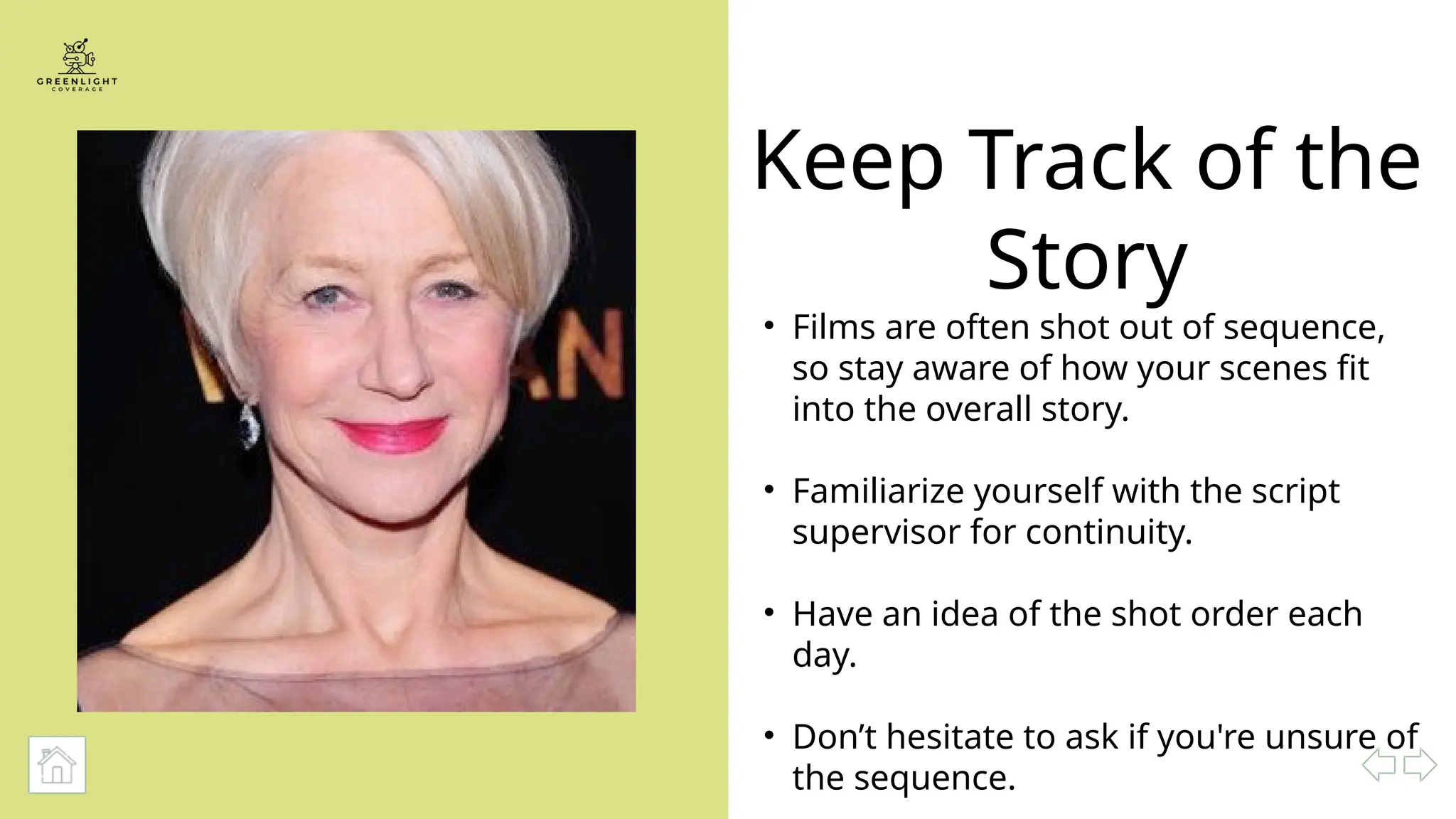 Master the Art of Film Acting with Helen Mirren's Top Tips | PPTX