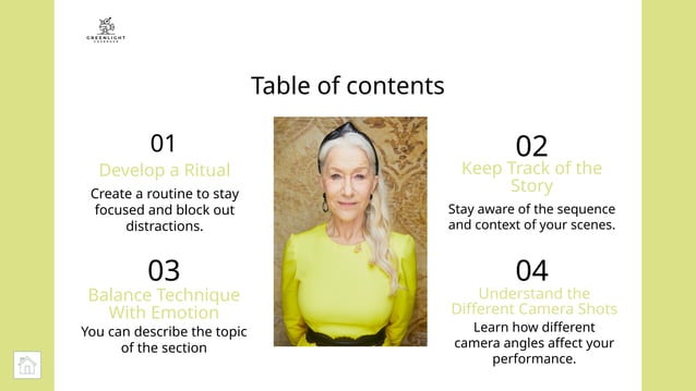 Master the Art of Film Acting with Helen Mirren's Top Tips | PPT