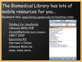 Mobile Health Sciences Resources | PPT