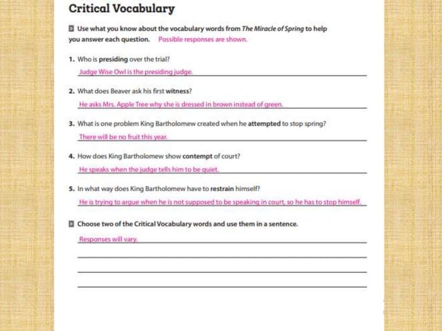 into reading grade 5 Module 2 Vocabulary 1.pptx | Education