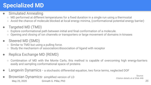 Molecular Dynamics for Beginners : Detailed Overview | PDF