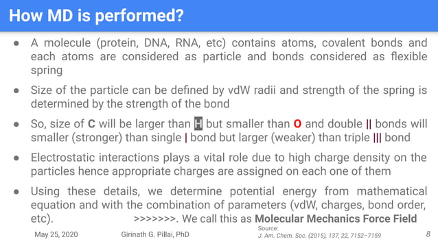 Molecular Dynamics for Beginners : Detailed Overview | PDF