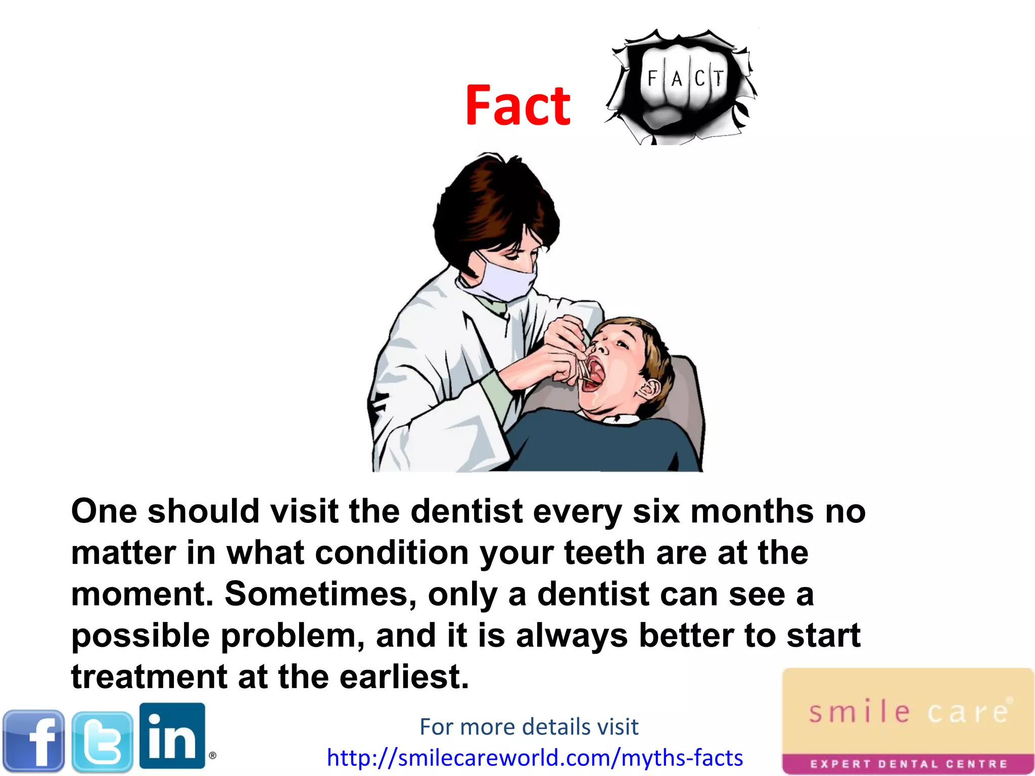 Dental myths and facts 20 | PPT