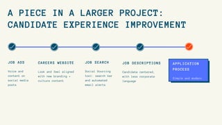 New design for the job application process. | PPT