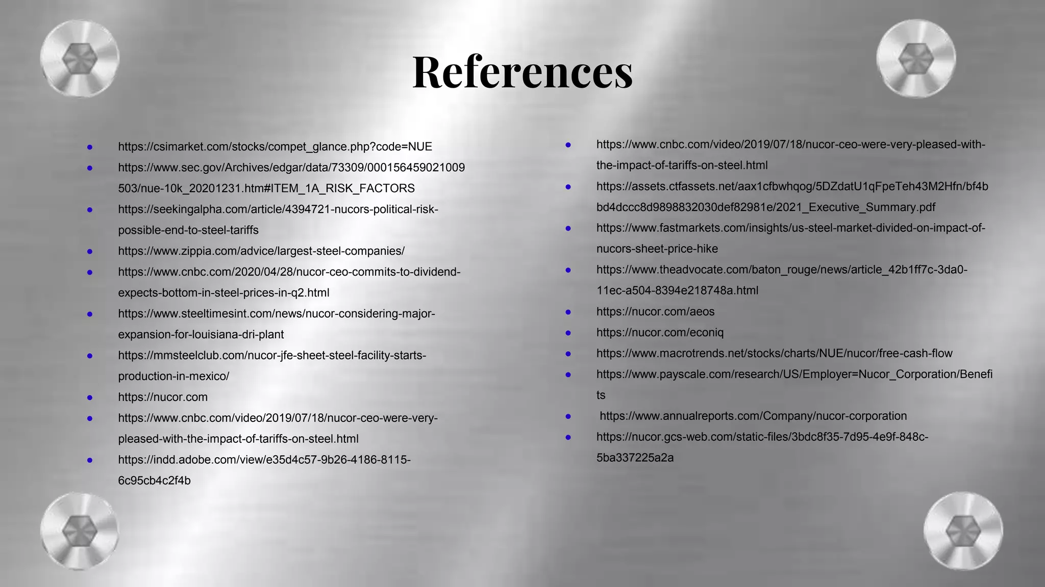Nucor slide presentation .pptx