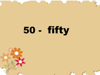 number name 51-60 useful for kids and adults of all ages.pptx