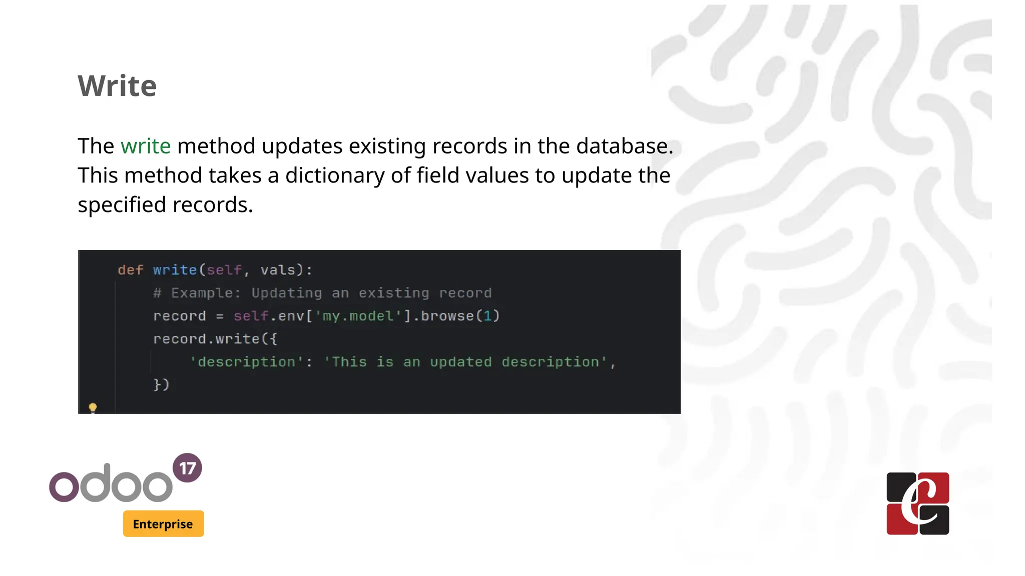 Python Inheritance in Odoo 17 - Odoo 17 Slides | PPT