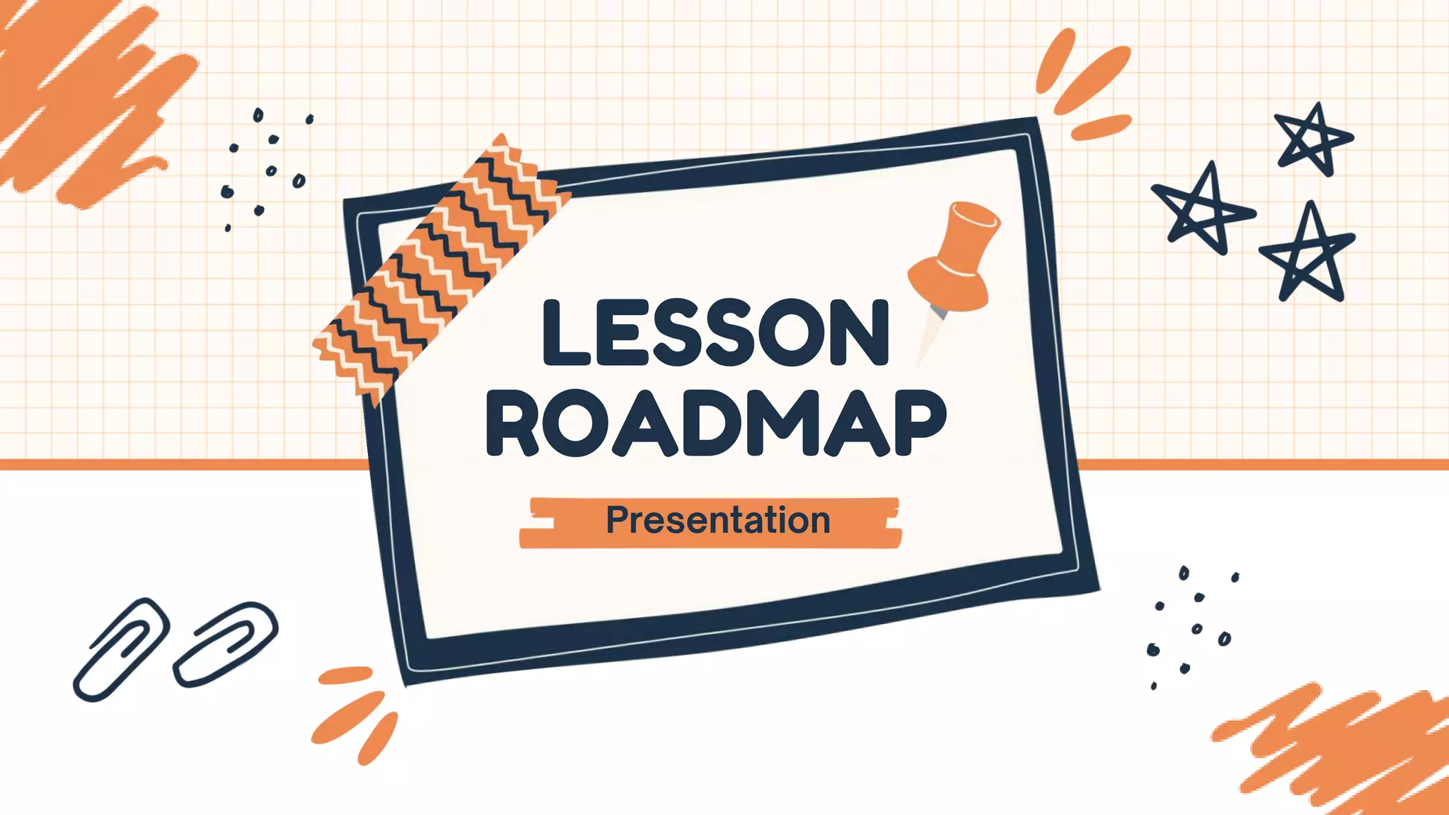 Copy of Orange and blue Illustrative Scrapbook Lesson Roadmap ...