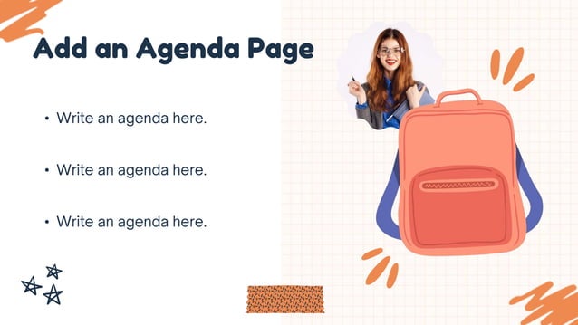 Copy of Orange and blue Illustrative Scrapbook Lesson Roadmap ...