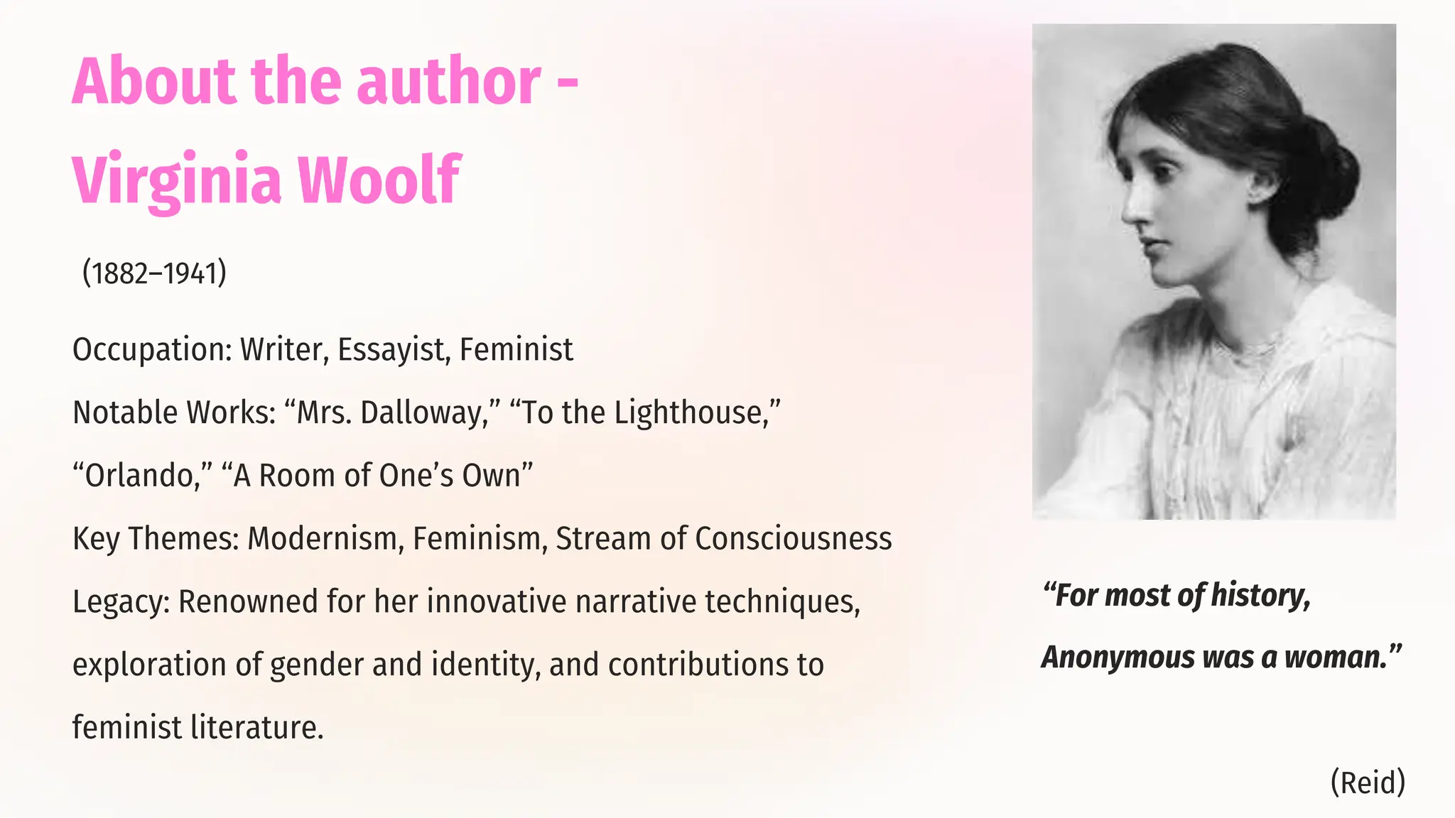 Interrogating Gender Constructs: A Feminist Analysis of Virginia Woolf ...