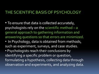 Copy of overview of psychology | PPTX