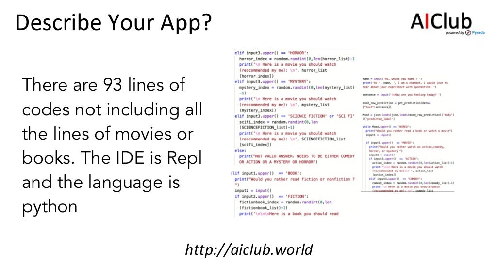 Python application that uses AI to predict Mood
