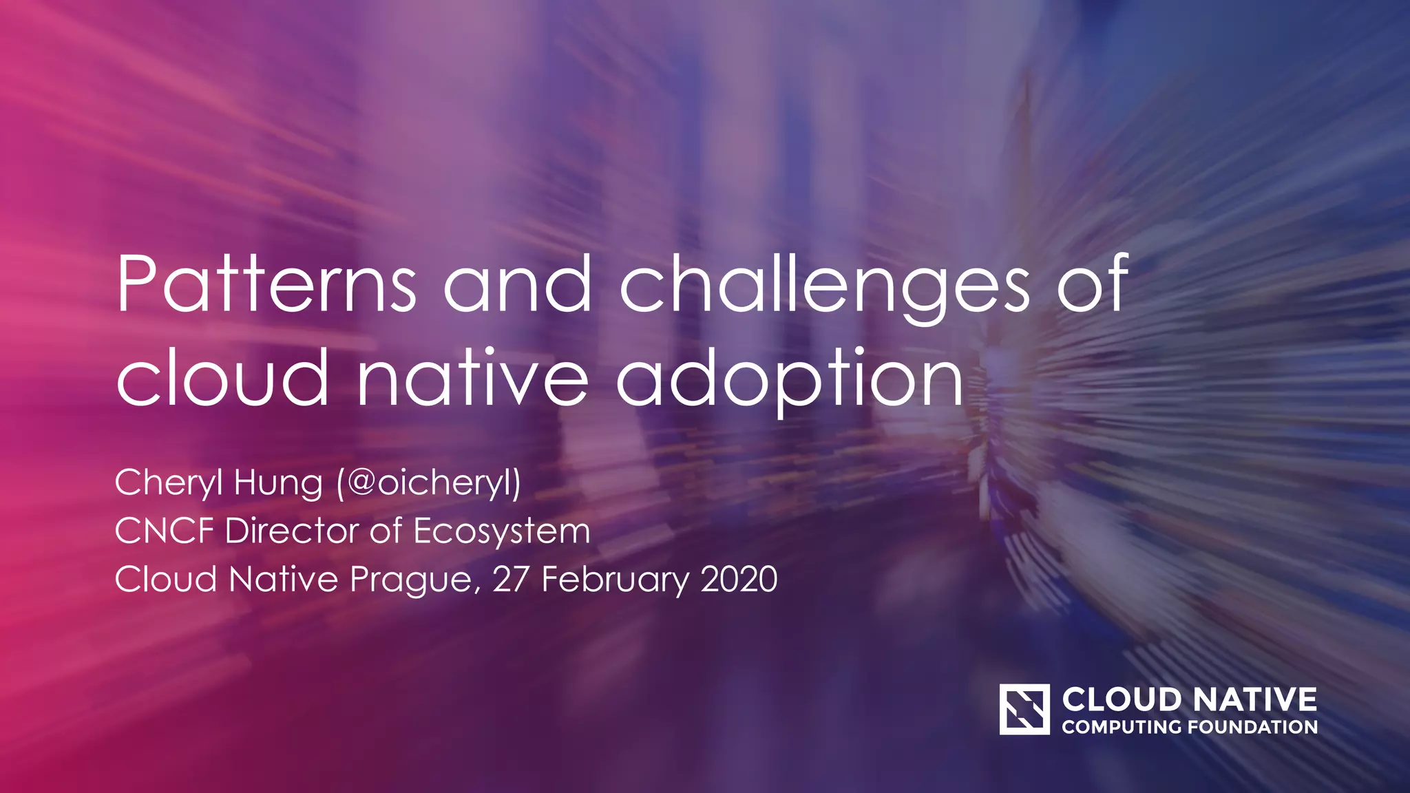 Patterns and challenges of cloud native adoption | PPT