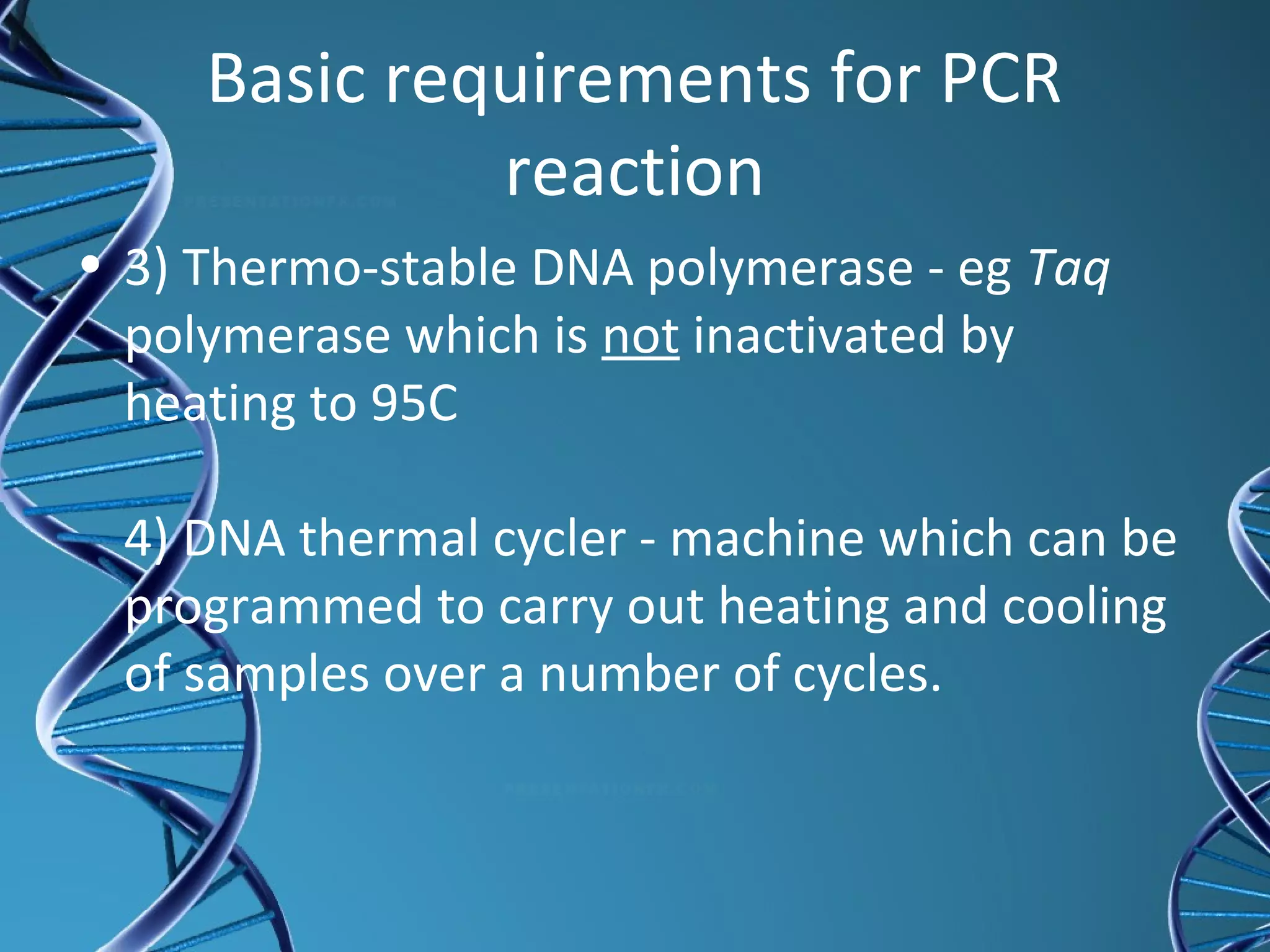 Polymerase chain reaction | PPT