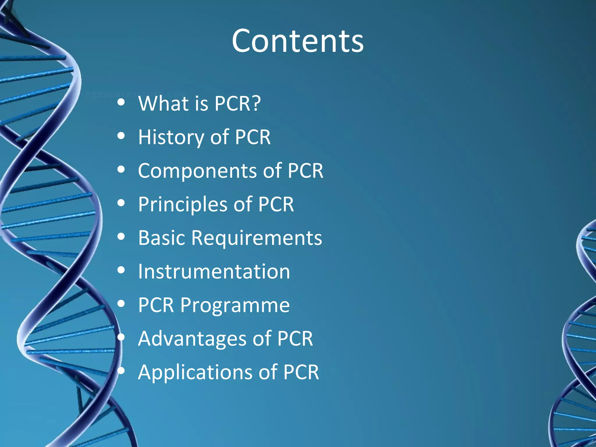 Polymerase chain reaction | PPT
