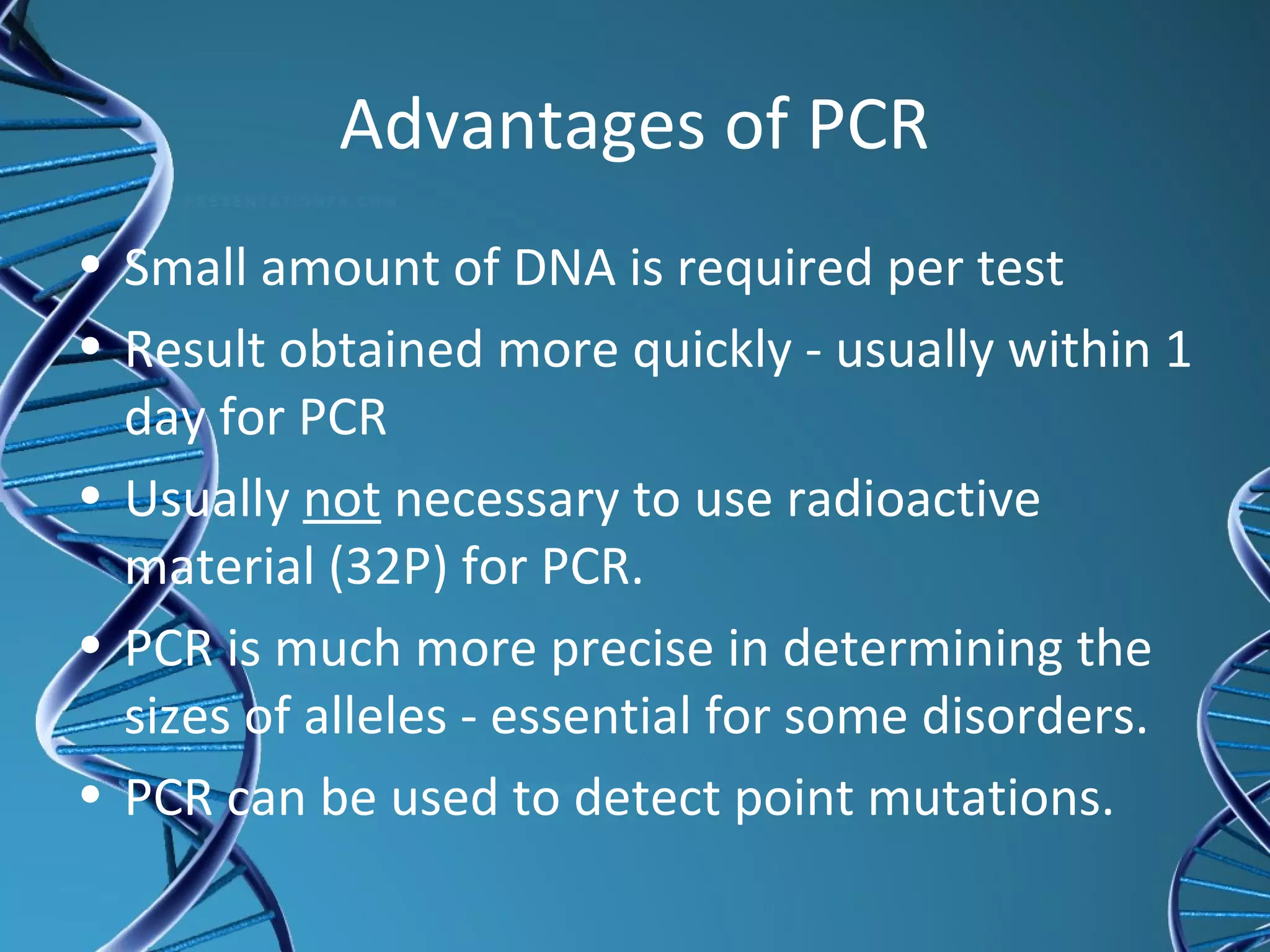 Polymerase chain reaction | PPT | Genetics | Science