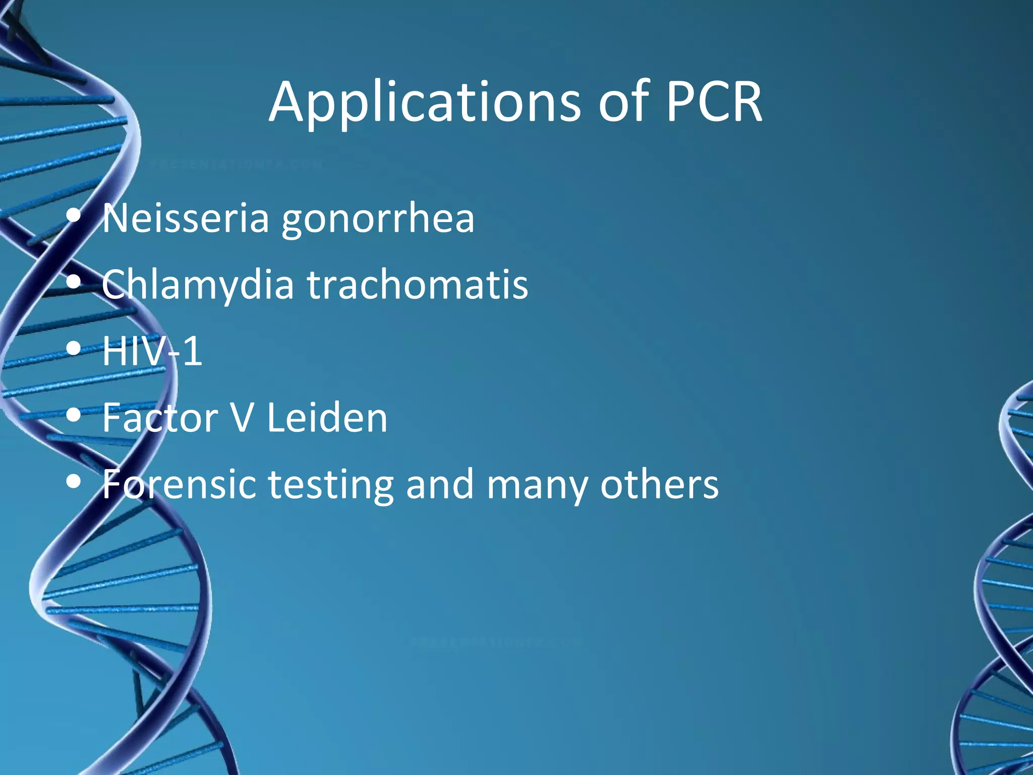 Polymerase chain reaction | PPT