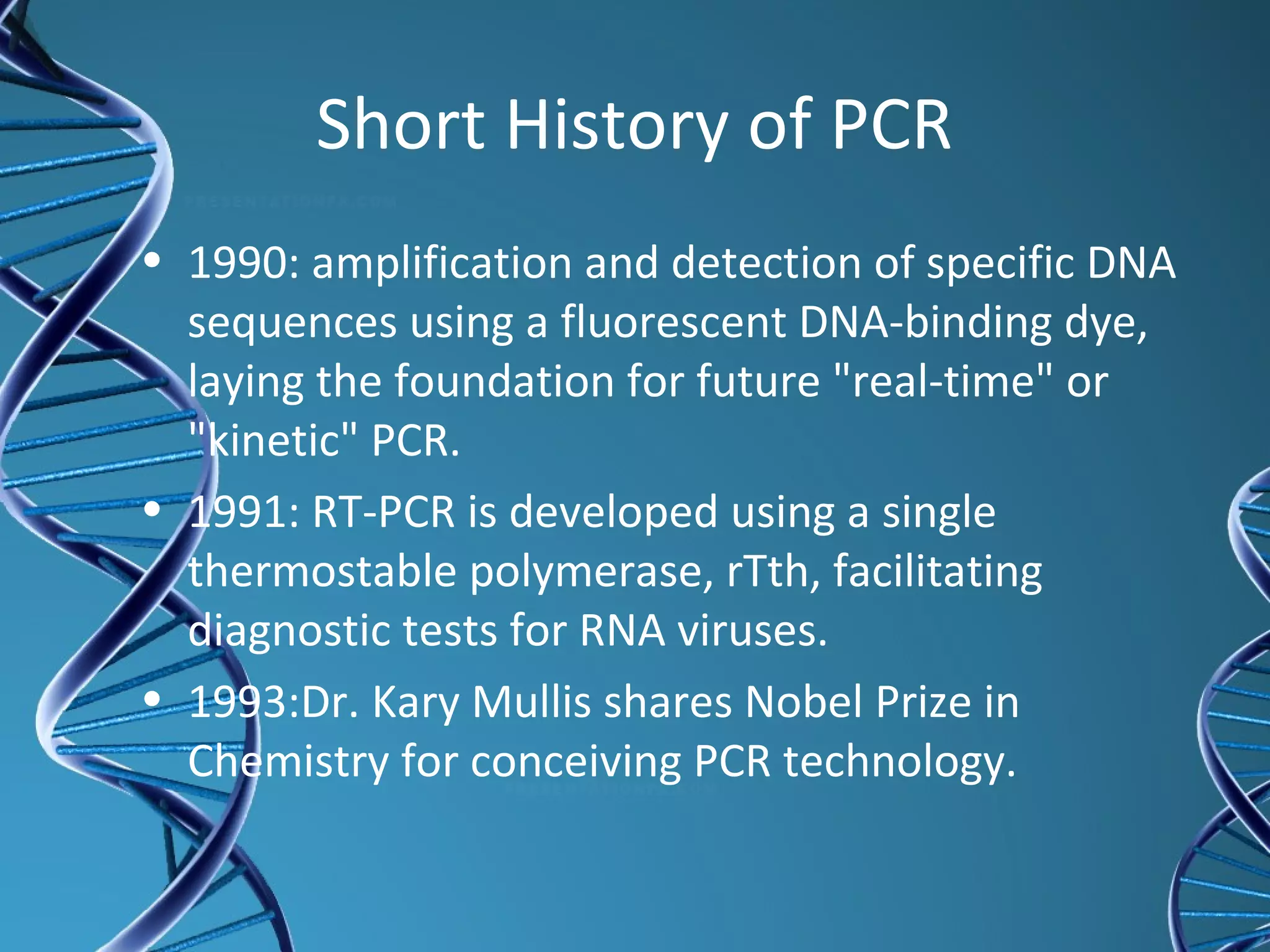 Polymerase chain reaction | PPT