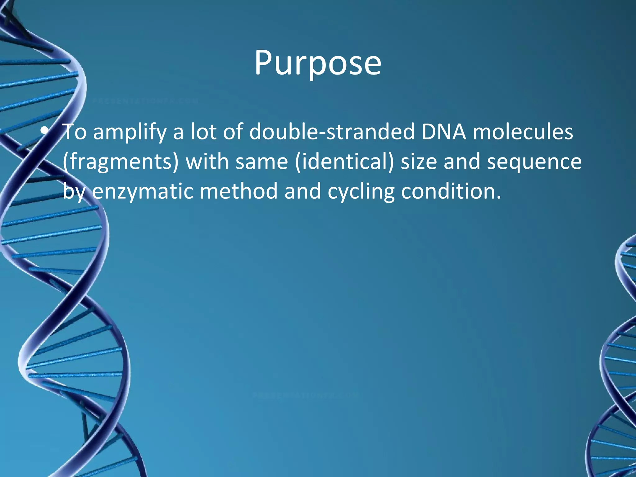 Polymerase chain reaction | PPT