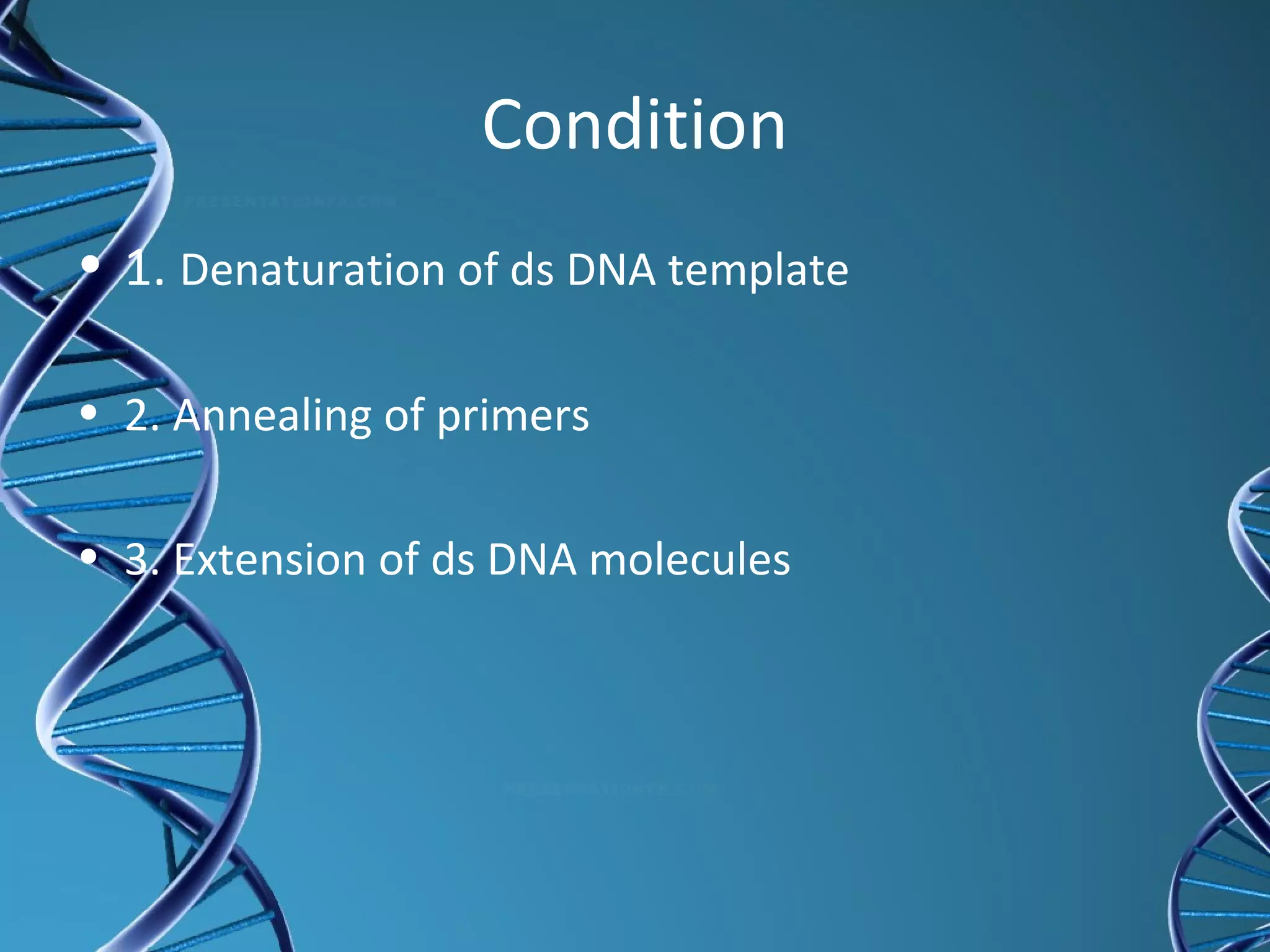 Polymerase chain reaction | PPT