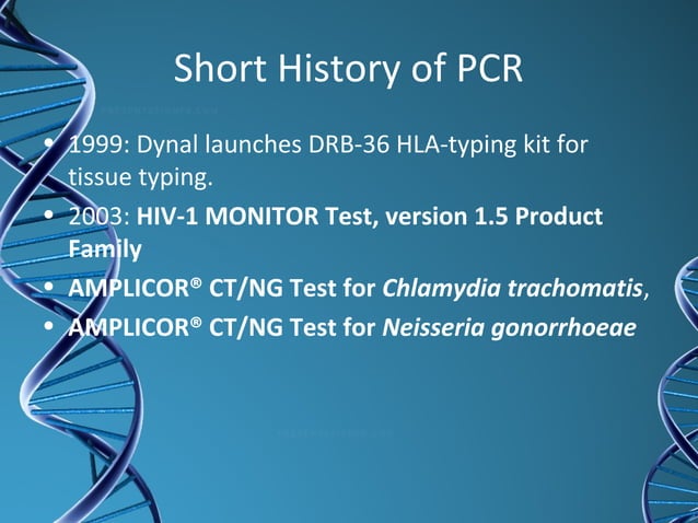 Polymerase chain reaction | PPT | Genetics | Science