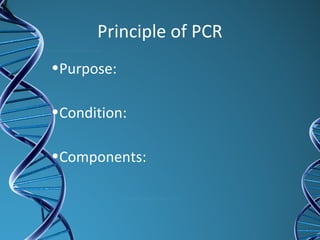 Polymerase chain reaction | PPT