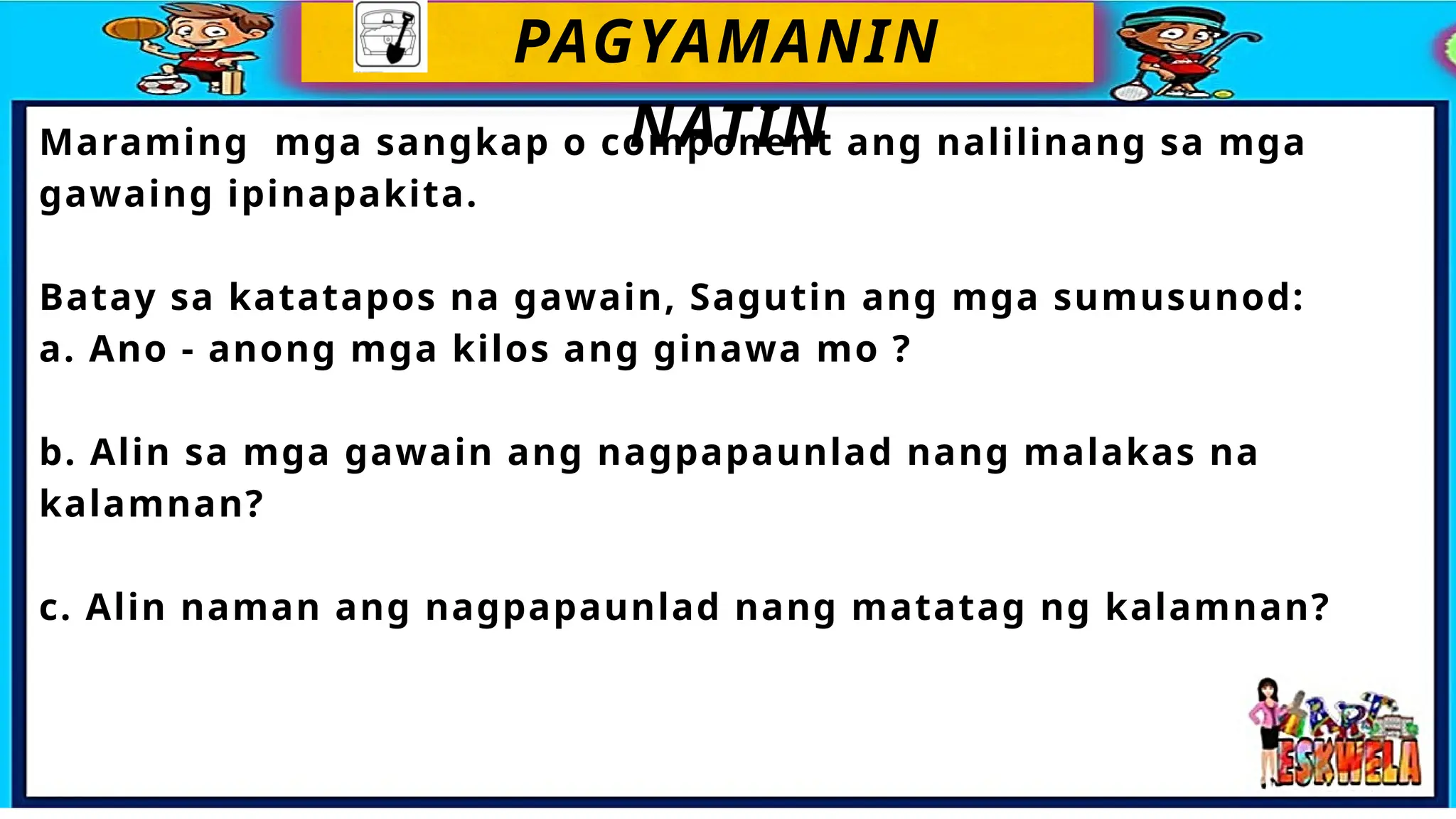 Pagpapalakas at Pagpapatatag ng Kalamnan | PPTX
