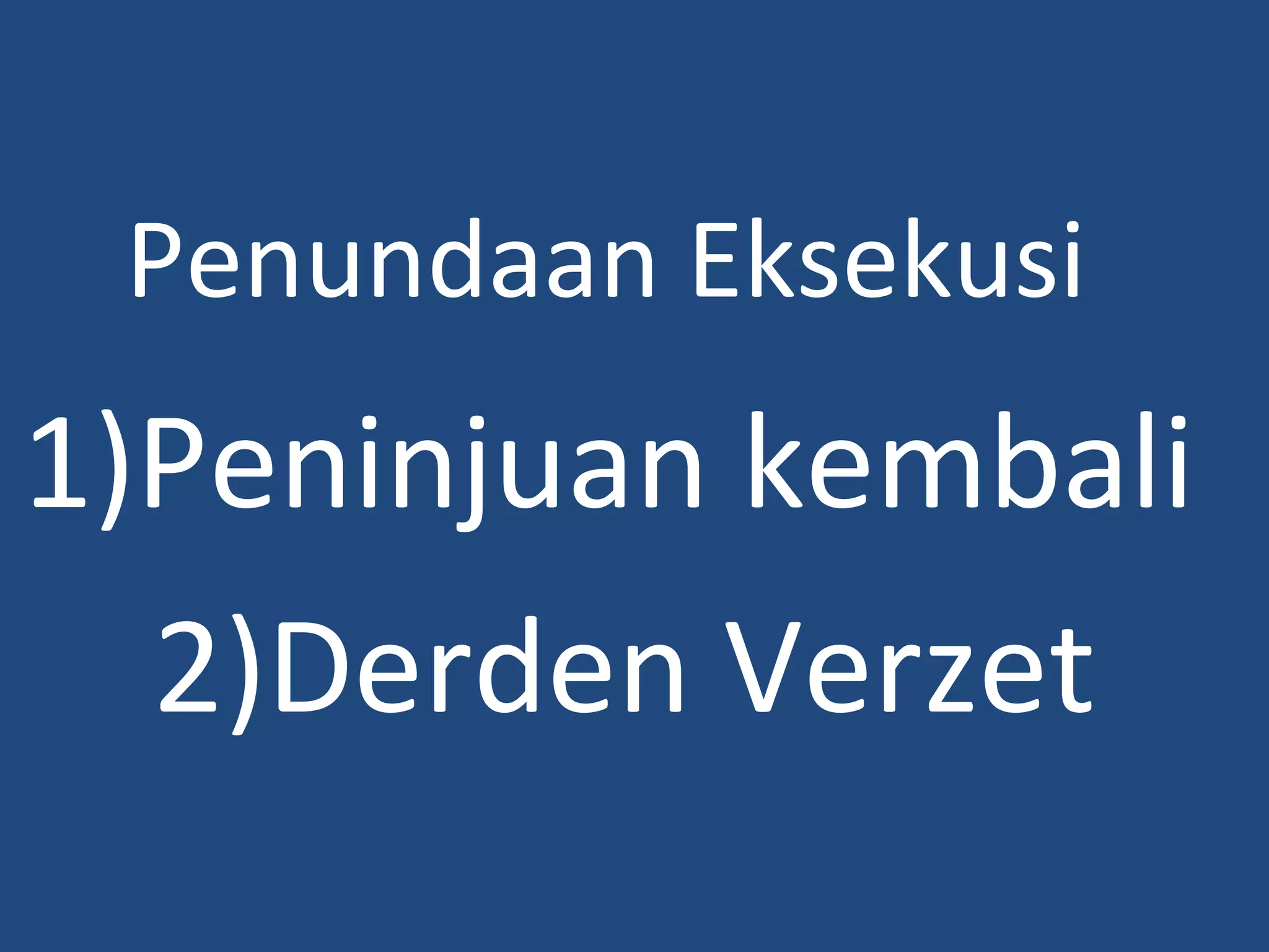 Copy of penundaan eksekusi | PPT