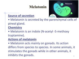 pineal gland and thalamus ppt from sensory chapter of anatomy | PPTX