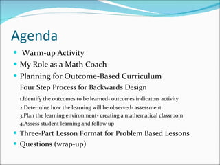 Student Centered Year Plan Using The Backwards Approach | PPT