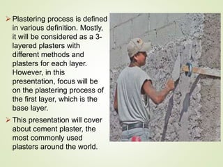 Copy of Plastering.pptx | Home Improvement | Home & Garden