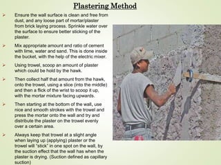 Copy of Plastering.pptx | Home Improvement | Home & Garden