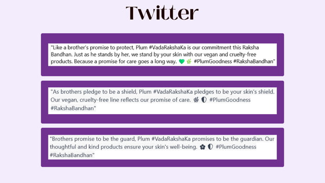 Plum - Social Media Strategy | PPTX