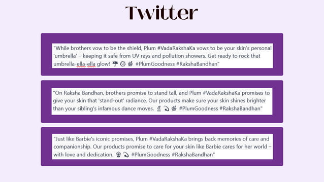 Plum - Social Media Strategy | PPTX