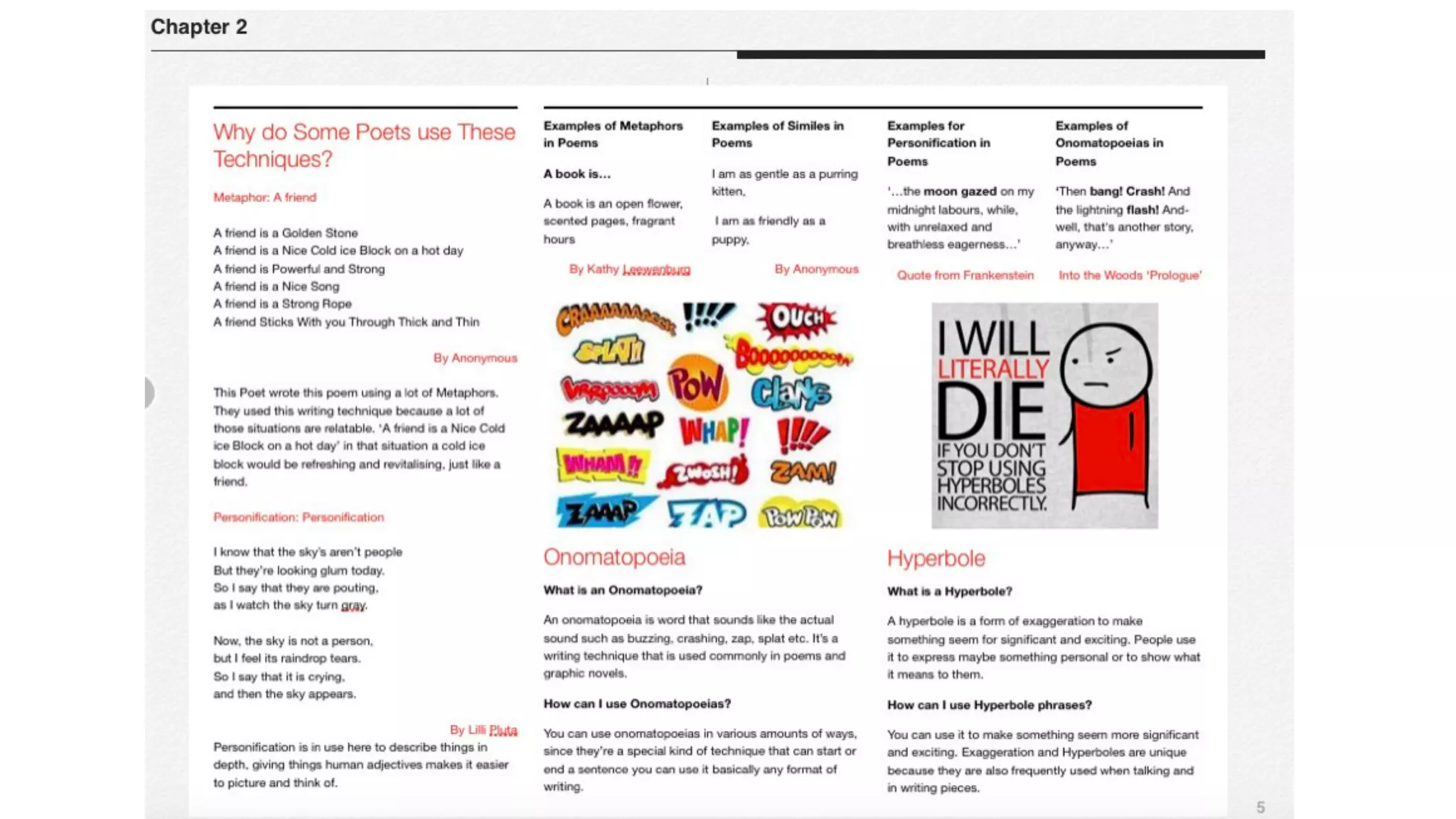 Examples of student iBook pages | PDF