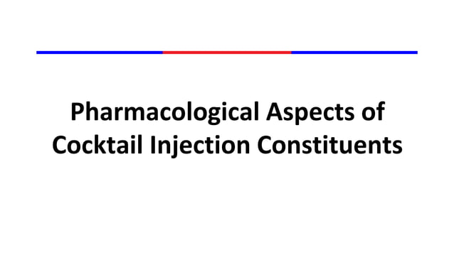 Knee Arthroplasty Intra-Articular Injection cocktail | PPTX ...