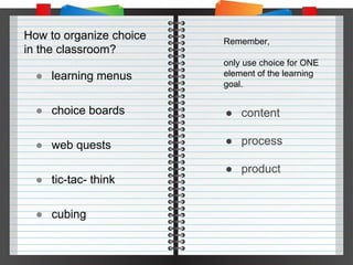 Power of Student Choice | PDF