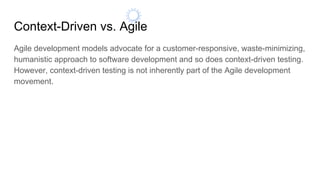 Michał Stryjak, Poznaj Context-Driven Testing | PDF