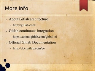 Overview of Gitlab usage | PDF