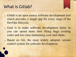 Overview of Gitlab usage | PDF