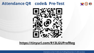 Copy of Presentation - CY-2025-LGU-Profiling-Orientation-November-27 ...
