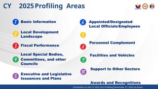 Copy of Presentation - CY-2025-LGU-Profiling-Orientation-November-27 ...