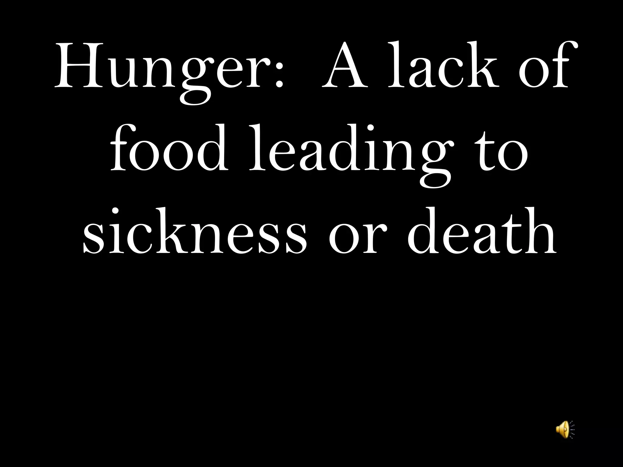 hunger awareness | PPTX